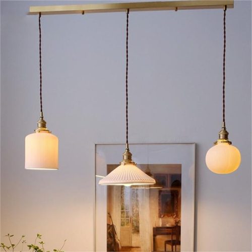 Fluted Ceramic Pendant Lights|China Manufacturer&Supplier